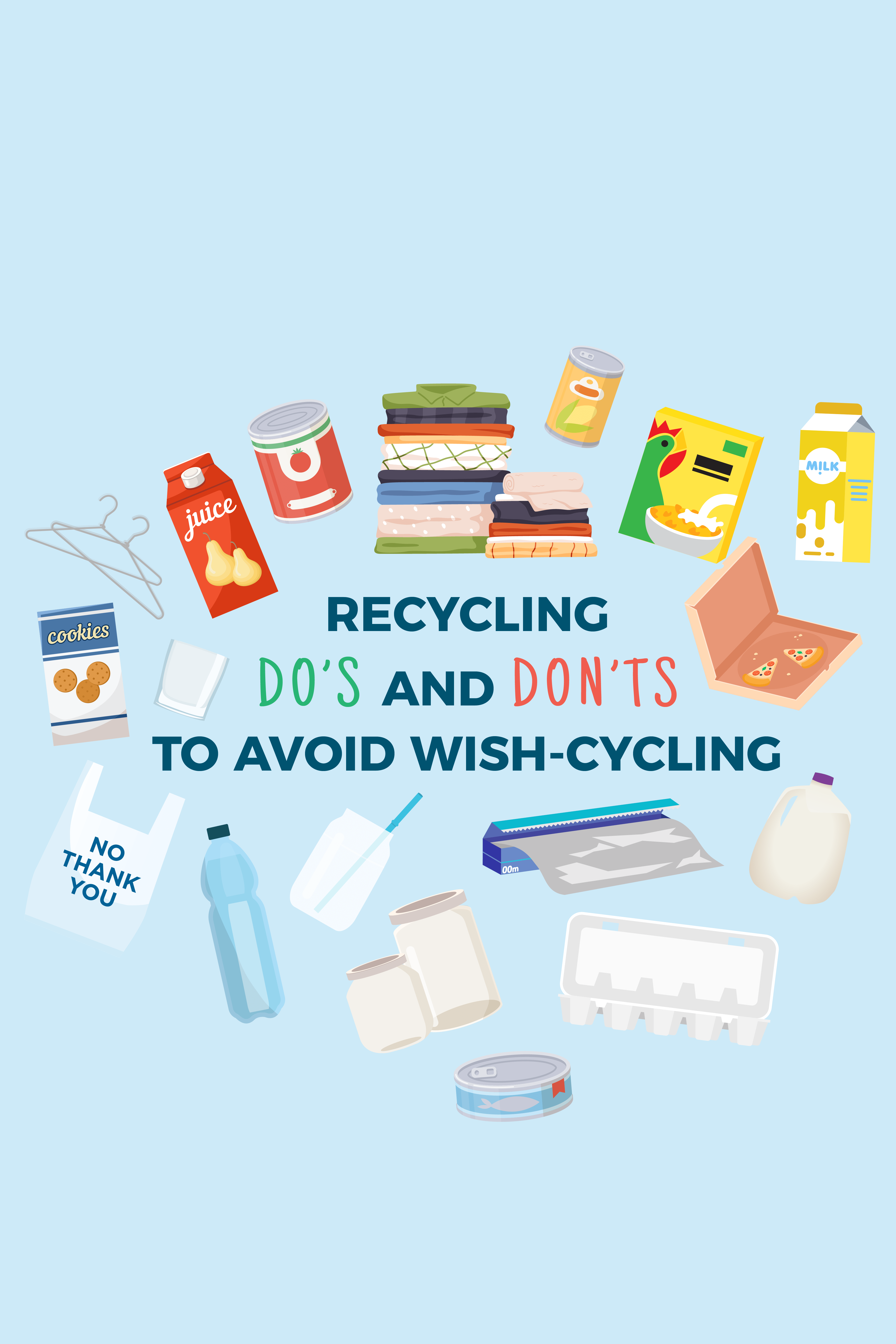 Recycling Facts, Do's, and Don'ts to Avoid Wishcycling | Green Mountain ...