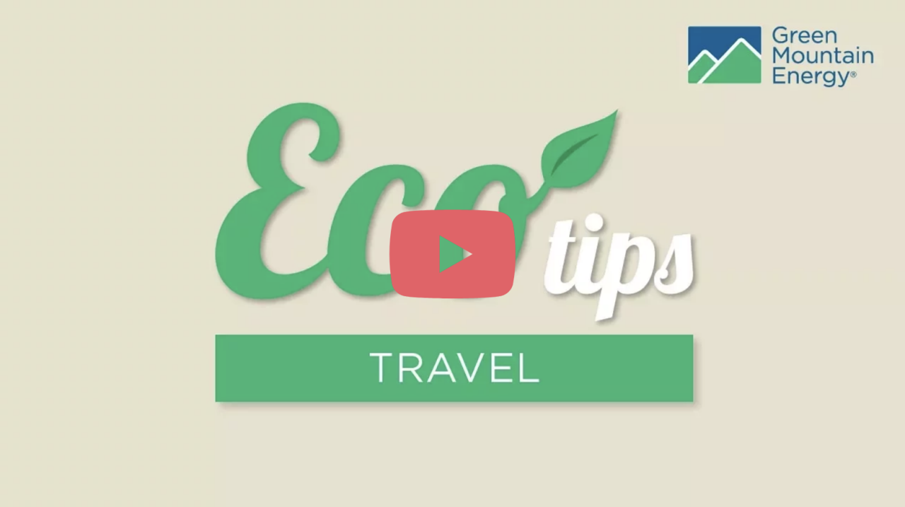 Eco-Friendly Green Travel Tips | Green Mountain Energy